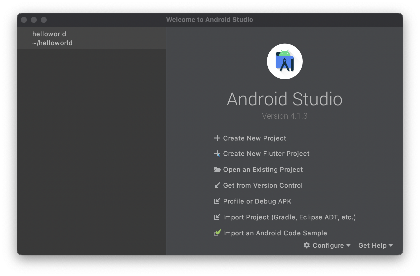 Flutter+Dartでスマホゲーム開発 #4 Android Studioの設定・プロジェクト作成